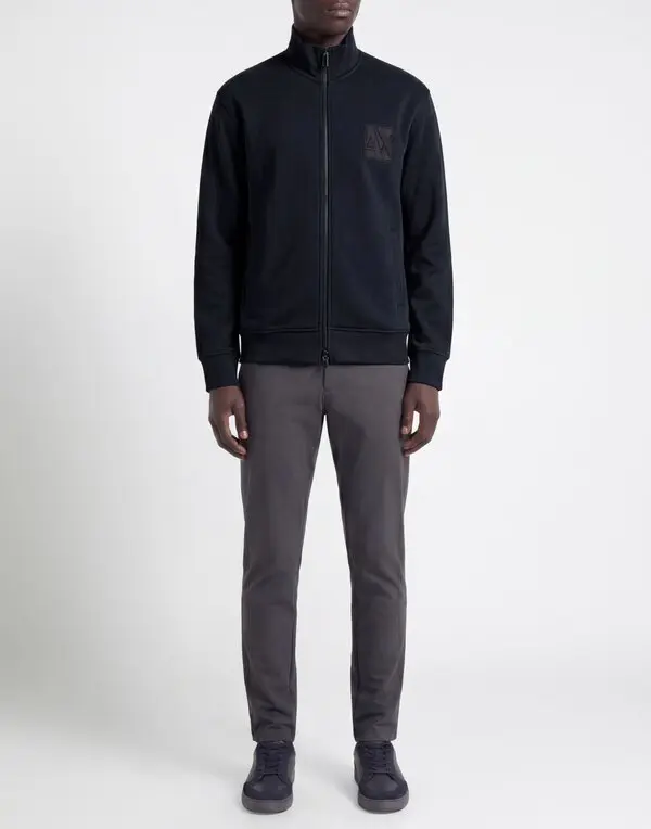 Armani Exchange Midnight Cotton French Terry Sweatshirt