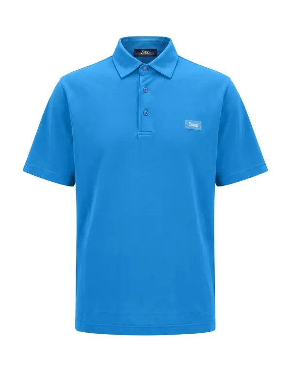 Herno Polo Shirt Size Cotton - Blue