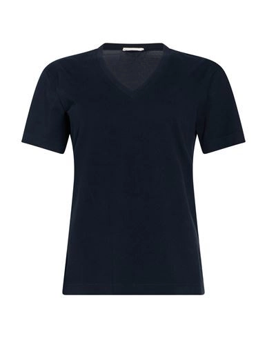 CIRCOLO 1901 Midnight Cotton Jersey V-neck T-shirt