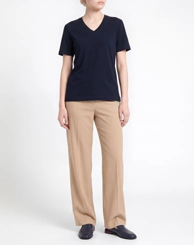 CIRCOLO 1901 Midnight Cotton Jersey V-neck T-shirt