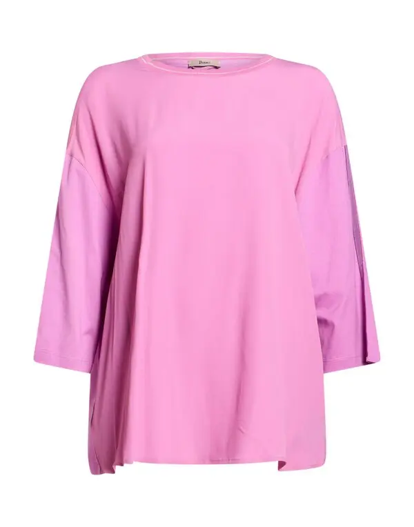 Herno Mauve Cotton T-shirt