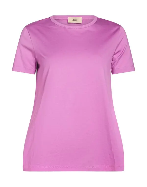 Herno Cotton T-shirt - Purple
