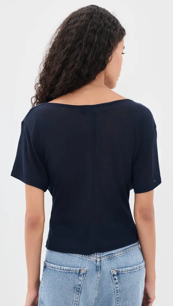 EB DENIM Madeo Cowl Neck Tee