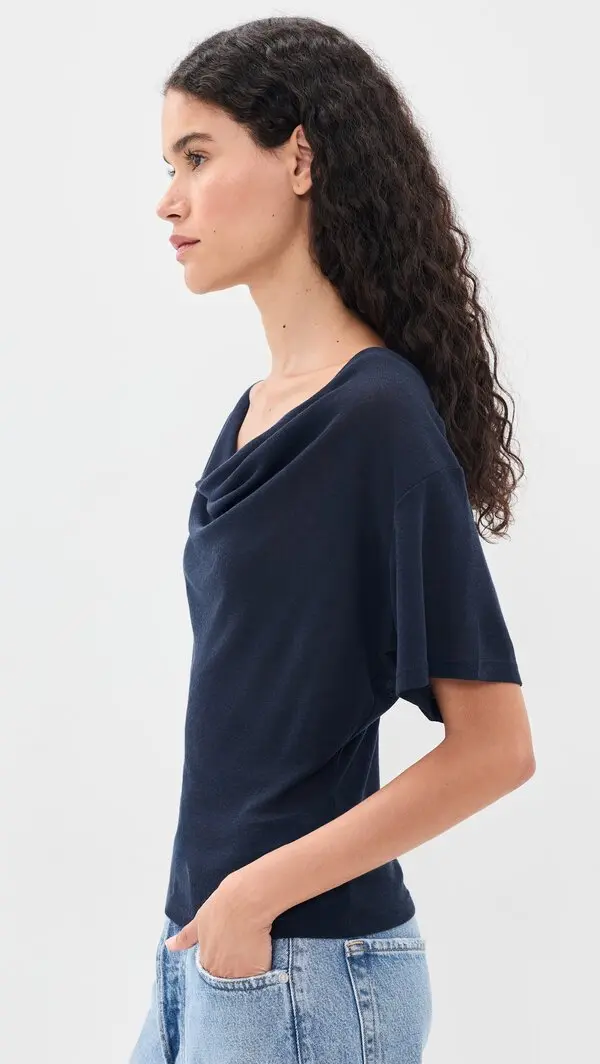 EB DENIM Madeo Cowl Neck Tee