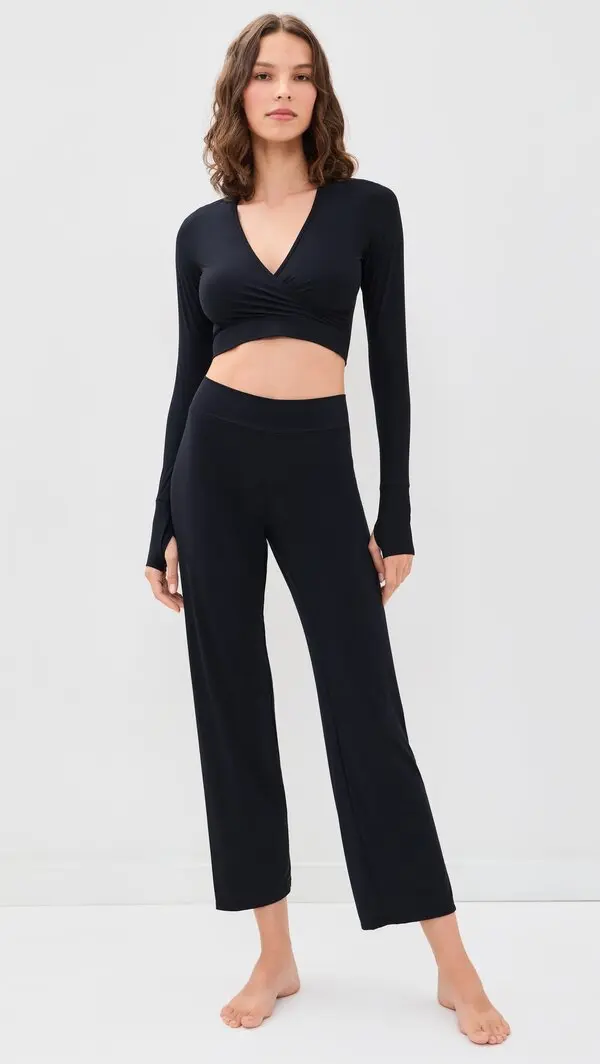 Commando Butter Wrap Top With Thumbholes