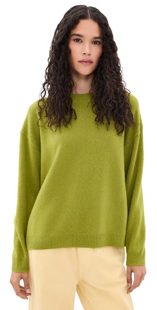 Staud Serrano Cashmere Relaxed Crew Pullover