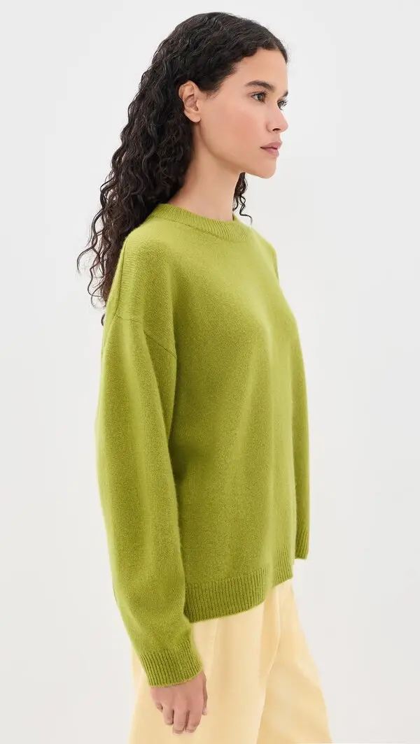 Staud Serrano Cashmere Relaxed Crew Pullover