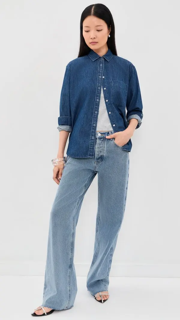 Ayr The Deep End Button Down