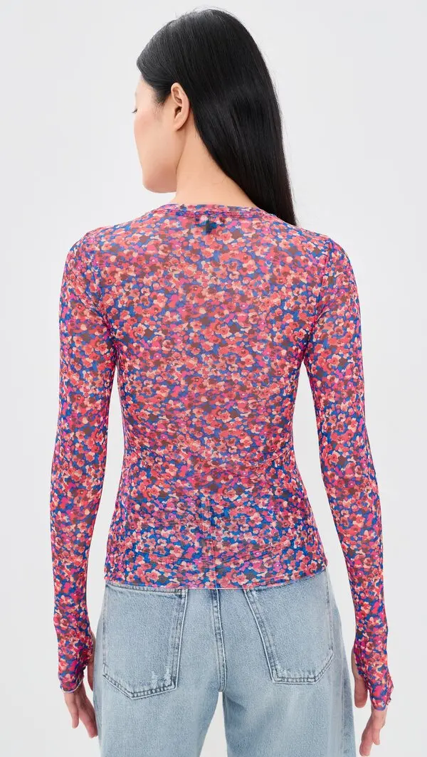 AFRM Nina Mesh Blouse