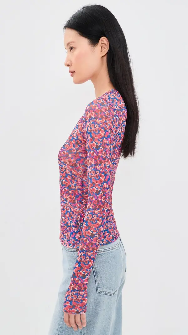 AFRM Nina Mesh Blouse