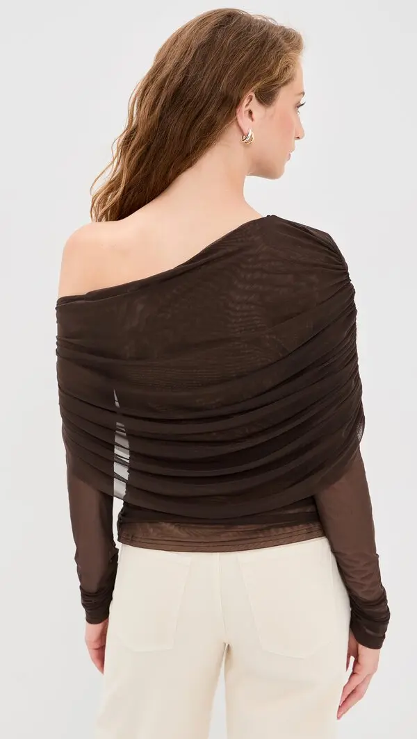 Line & Dot Marceline Asymmetrical Top