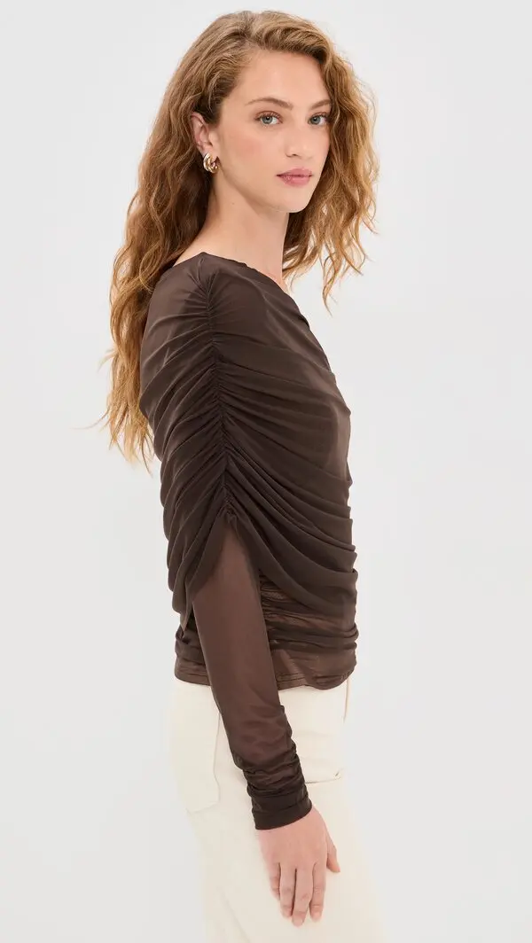Line & Dot Marceline Asymmetrical Top