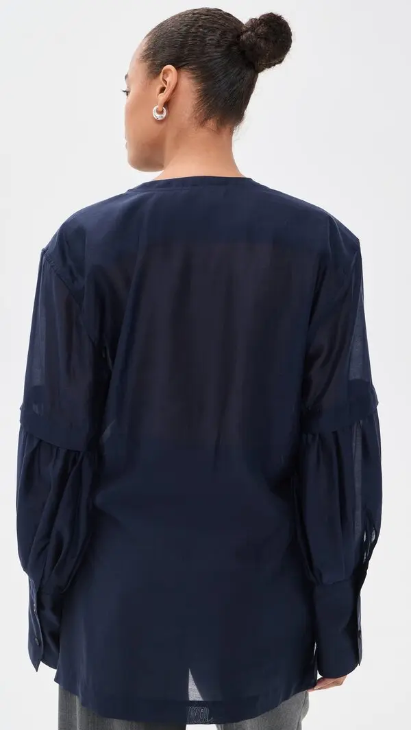 THE LATEST Erin Muslin Blouse