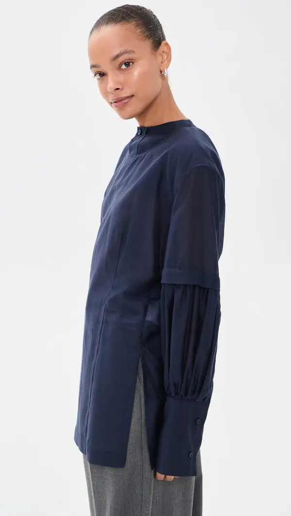THE LATEST Erin Muslin Blouse
