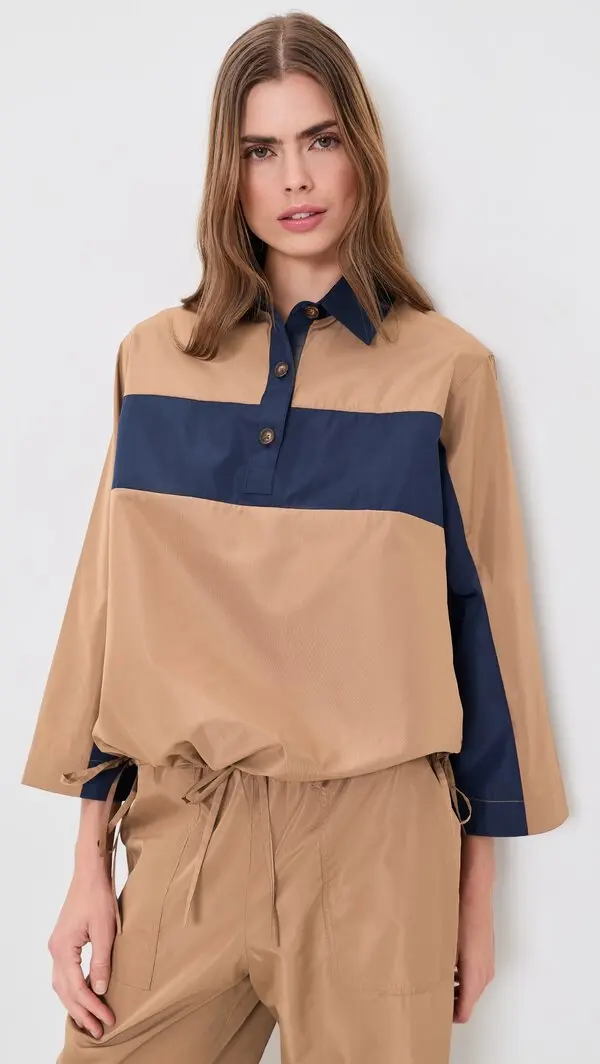 Rag & Bone Rugby Shirt With Drawstring Hem