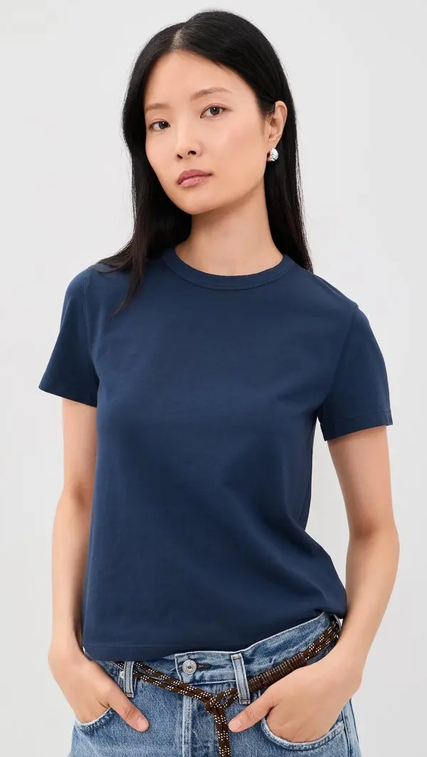 Madewell The Perfect Crewneck Tee In Allday Jersey