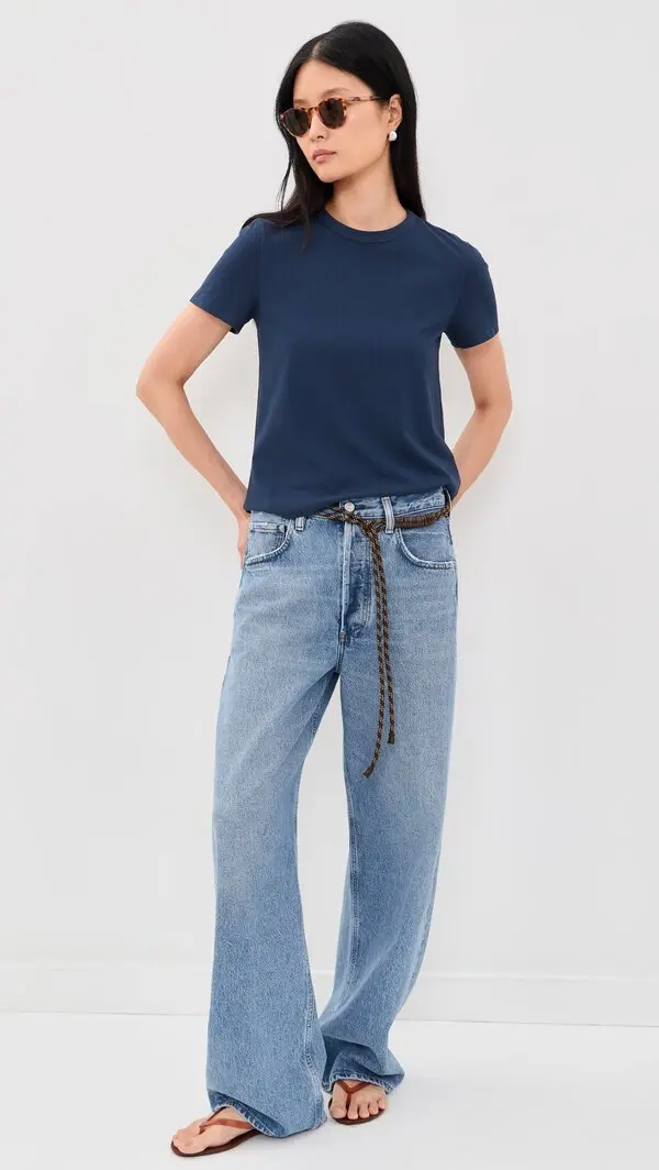 Madewell The Perfect Crewneck Tee In Allday Jersey