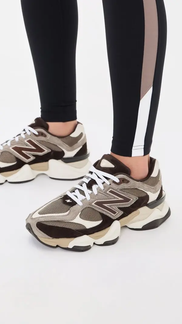 NEW BALANCE 9060 Lifestyle Sneakers - Brown/brown