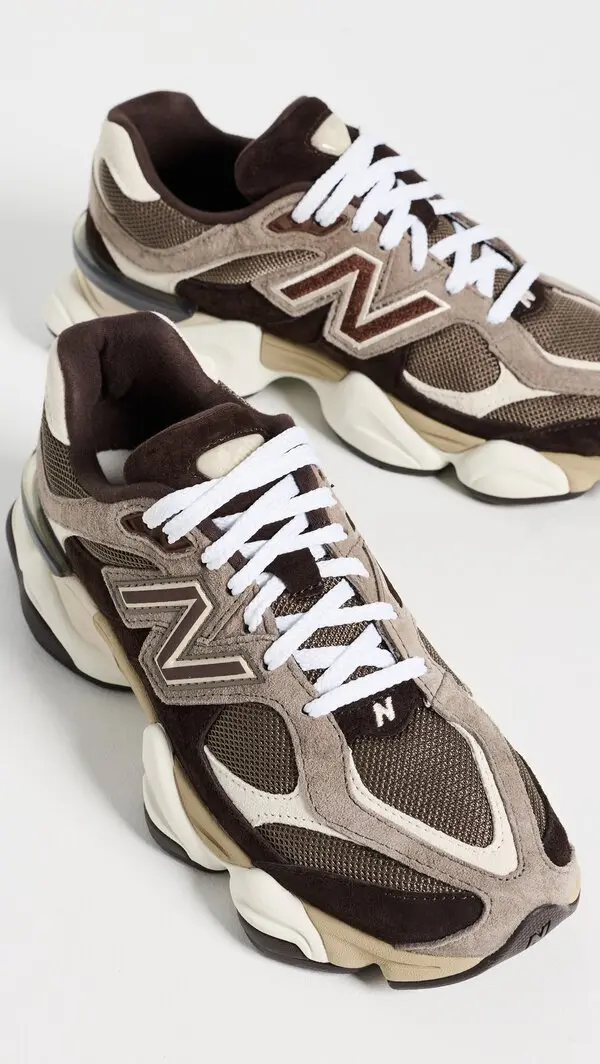 NEW BALANCE 9060 Lifestyle Sneakers - Brown/brown