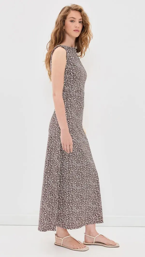 Hill House Home Sloane Maxi Dress - Ditsy Thistle