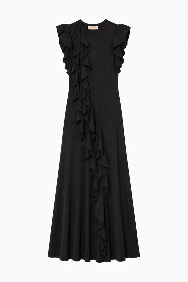 Ulla Johnson Ameline Sleeveless Silk Dress - Noir