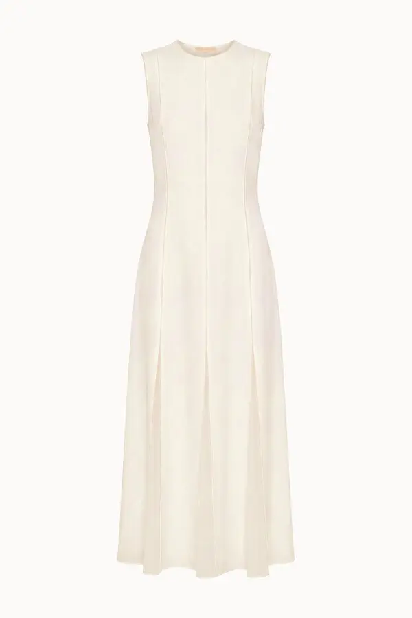 Ulla Johnson Laure Sleeveless Midi Dress - Pearled Ivory