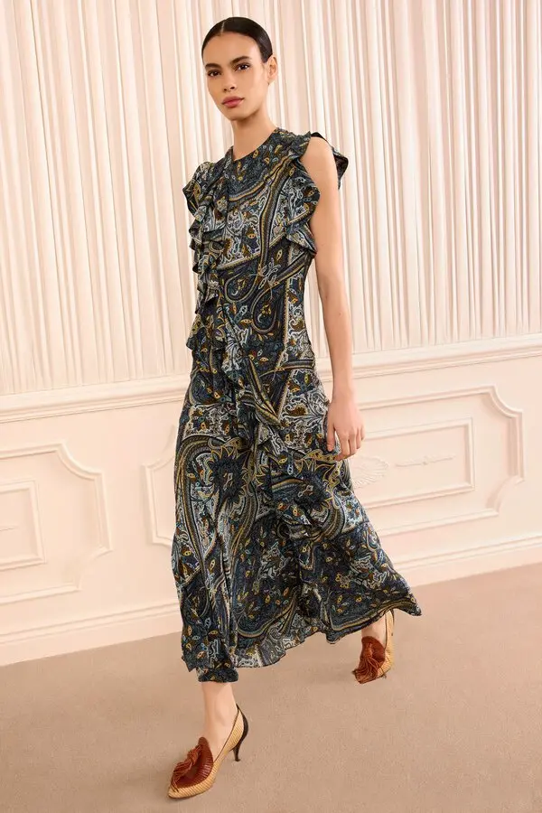 Ulla Johnson Ameline Sleeveless Silk Dress