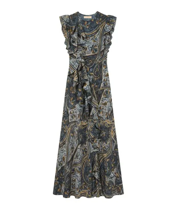 Ulla Johnson Ameline Sleeveless Silk Dress - Prussian