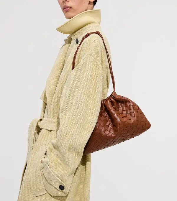 Bottega Veneta Leather Dustbag Shoulder Bag