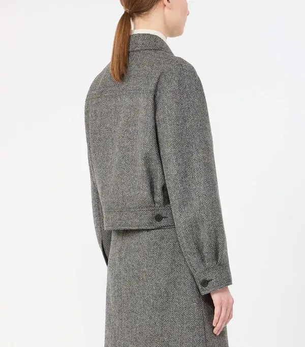 Max Mara Chevron Collared Jacket