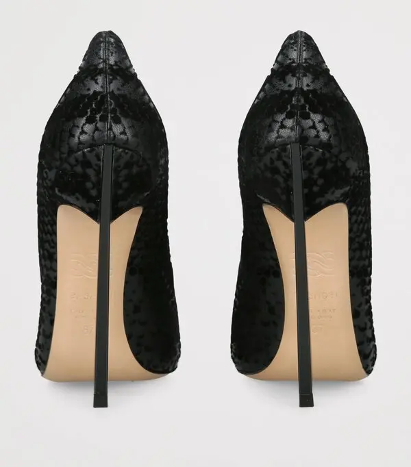 Casadei Snake-effect Blade Kitana Heels 120