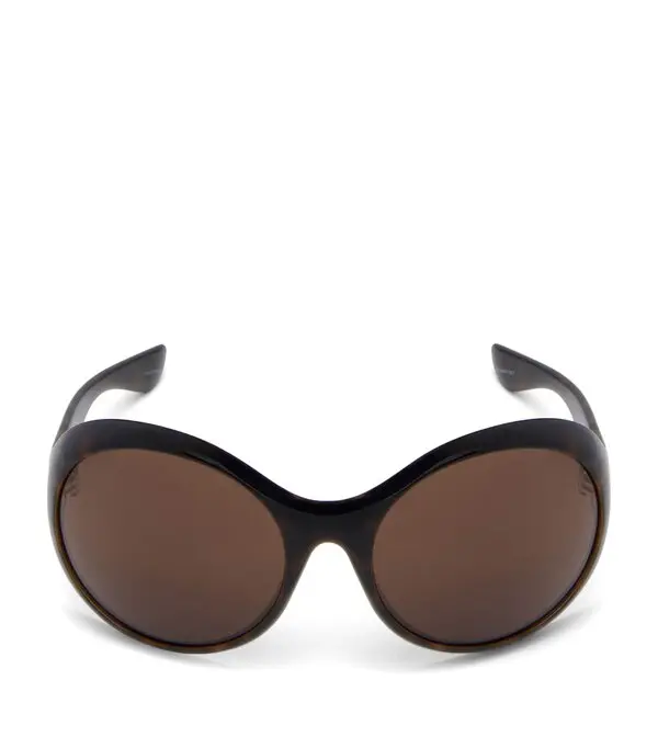 Alexander McQueen Round Kate Sunglasses