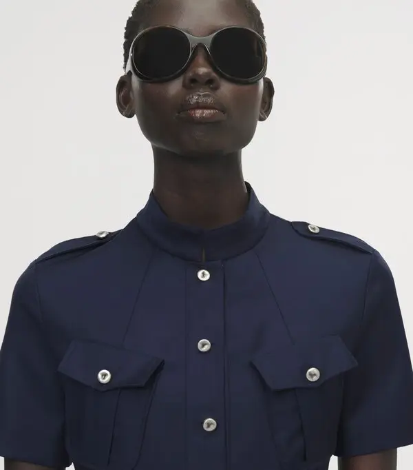 Alexander McQueen Round Kate Sunglasses