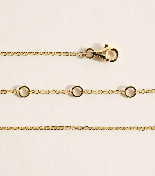Shay 18k Yellow Emerald Heart Anklet