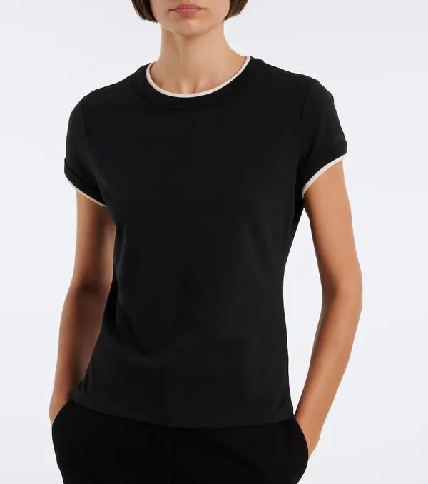 Veronica Beard Devin Cotton-blend T-shirt