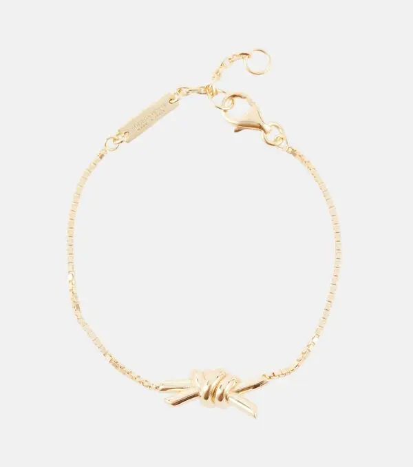 Bottega Veneta Knot -plated Sterling Silver Bracelet