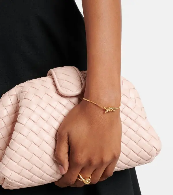 Bottega Veneta Knot -plated Sterling Silver Bracelet