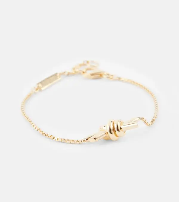 Bottega Veneta Knot -plated Sterling Silver Bracelet