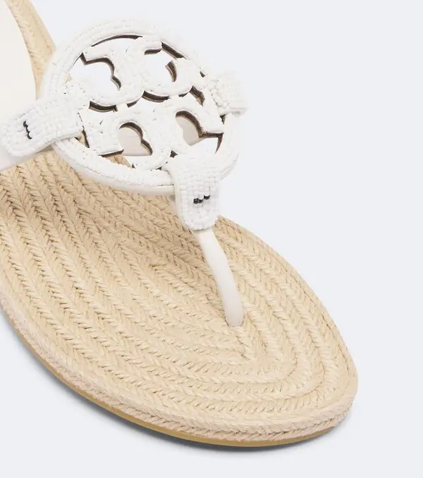 Tory Burch Miller Beaded Thong Sandals