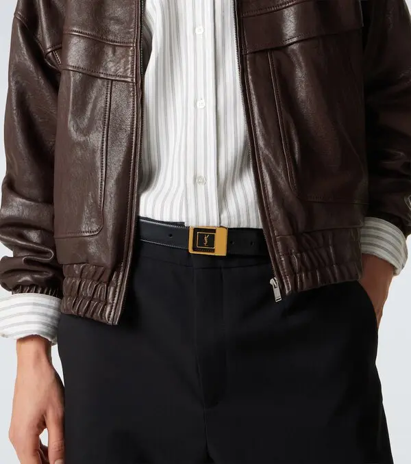 Saint Laurent Leather Belt