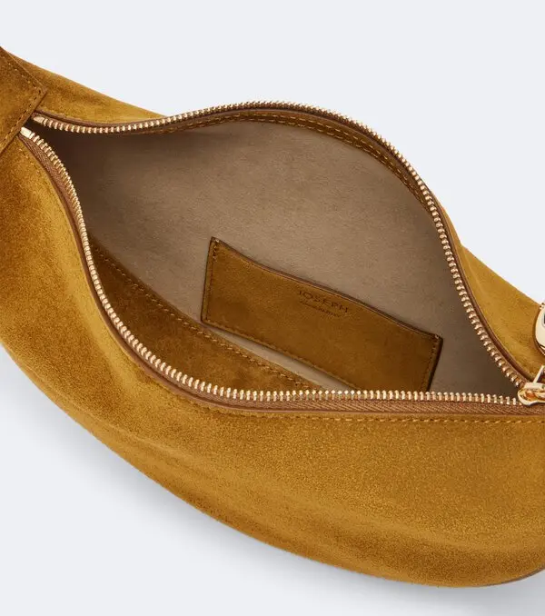 JOSEPH Bean Medium Suede Shoulder Bag