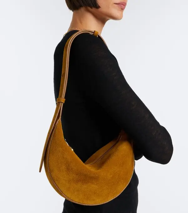 JOSEPH Suede Shoulder Bag - Brown