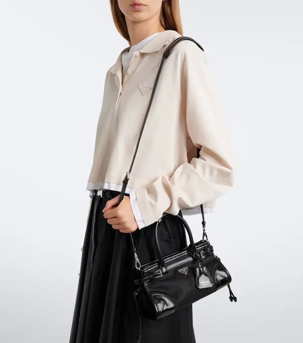 Prada Bonnie Small Re-nylon Top-handle Bag