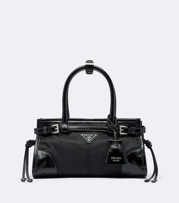 Prada Re-nylon Top-handle Bag - Black