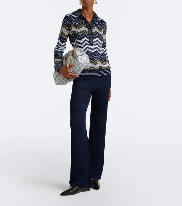 Missoni Large Knitted Clutch