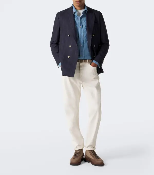 Eleventy Denim Western Shirt
