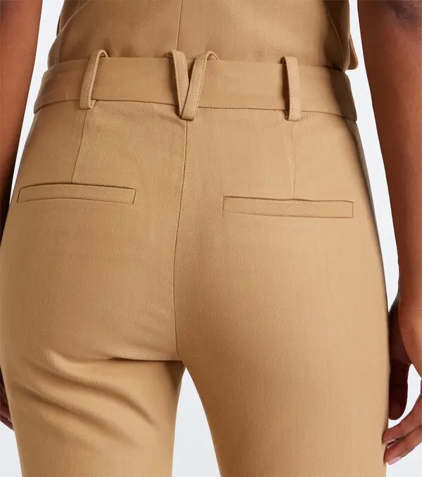 Veronica Beard Corbette Twill Flared Pants