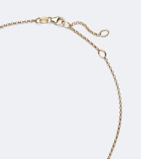 FOUNDRAE Reverie 18kt Yellow Diamond And Topaz Pendant Necklace
