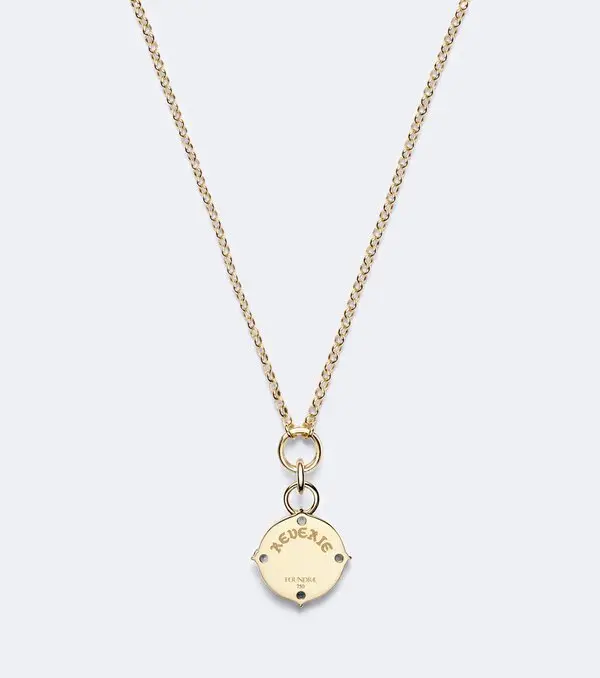 FOUNDRAE Reverie 18kt Yellow Diamond And Topaz Pendant Necklace