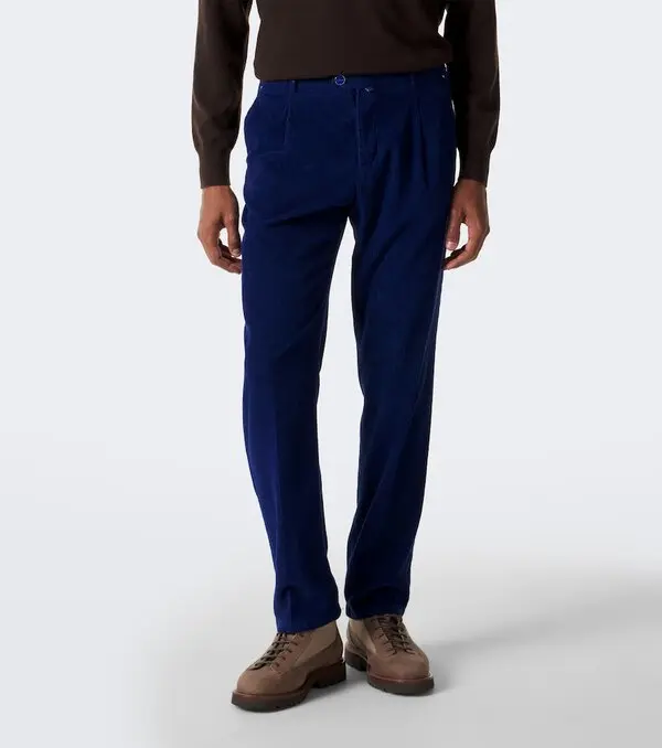 Kiton Cotton Straight Pants